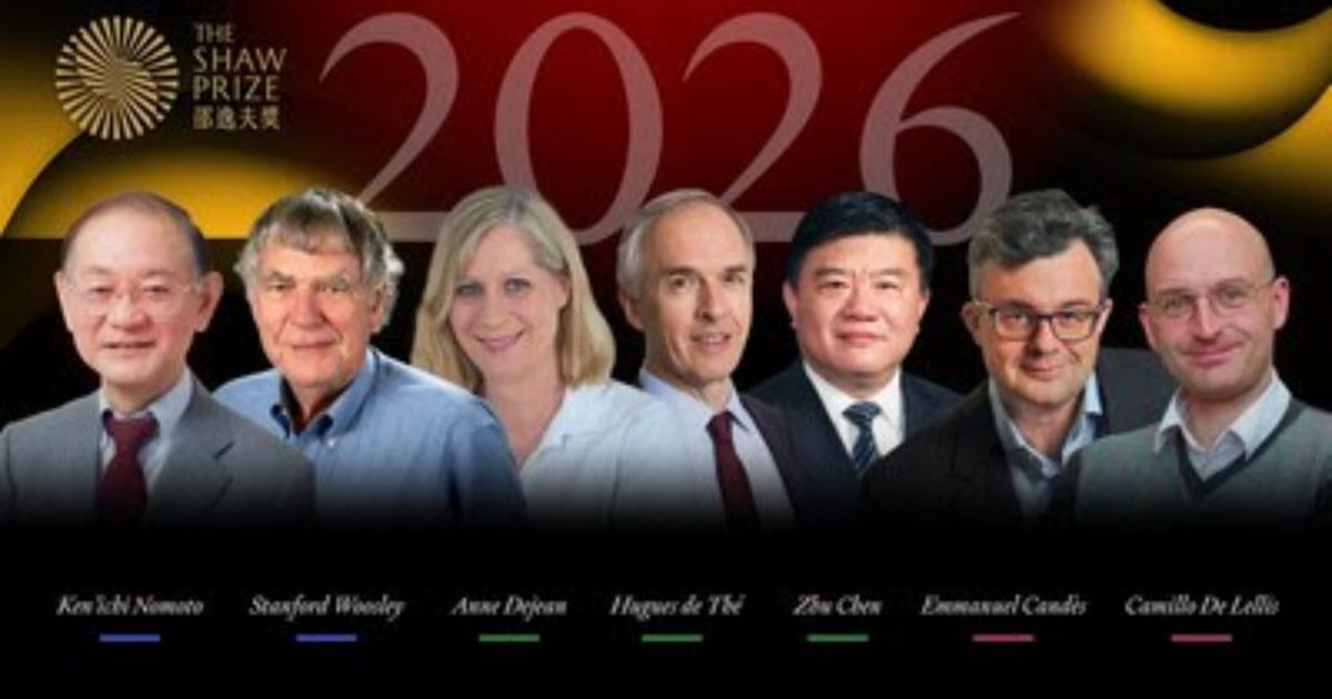 Premio Shaw 2026: seis científicos distinguidos en… | Revista Mercado